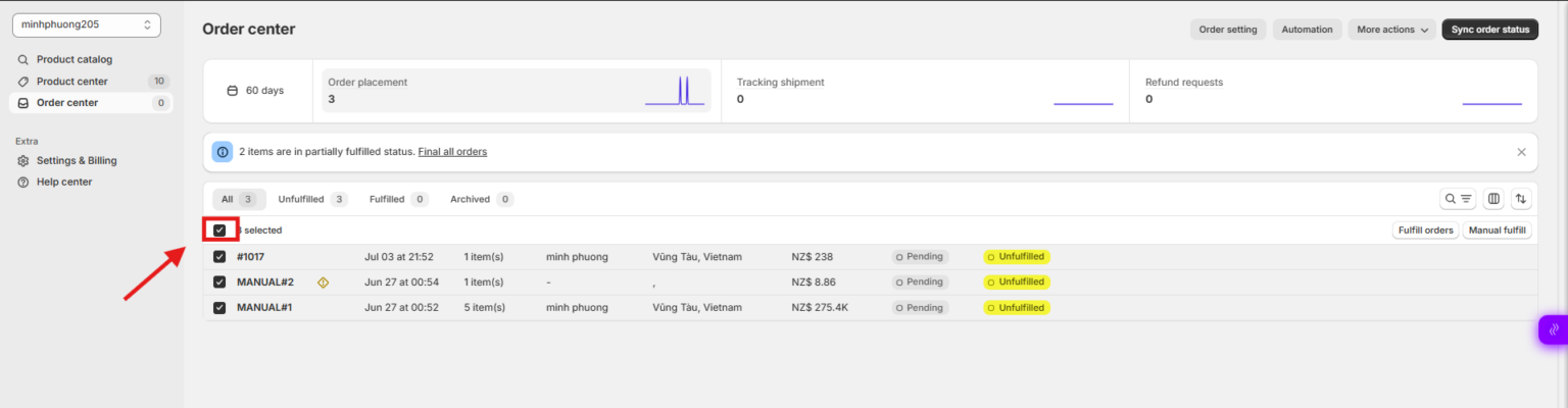 Bulk Fulfill Orders - Zopi Help Desk