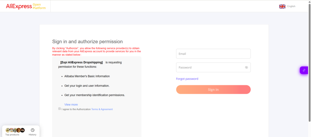 How to Connect Your AliExpress Account with Zopi - Zopi Help Desk